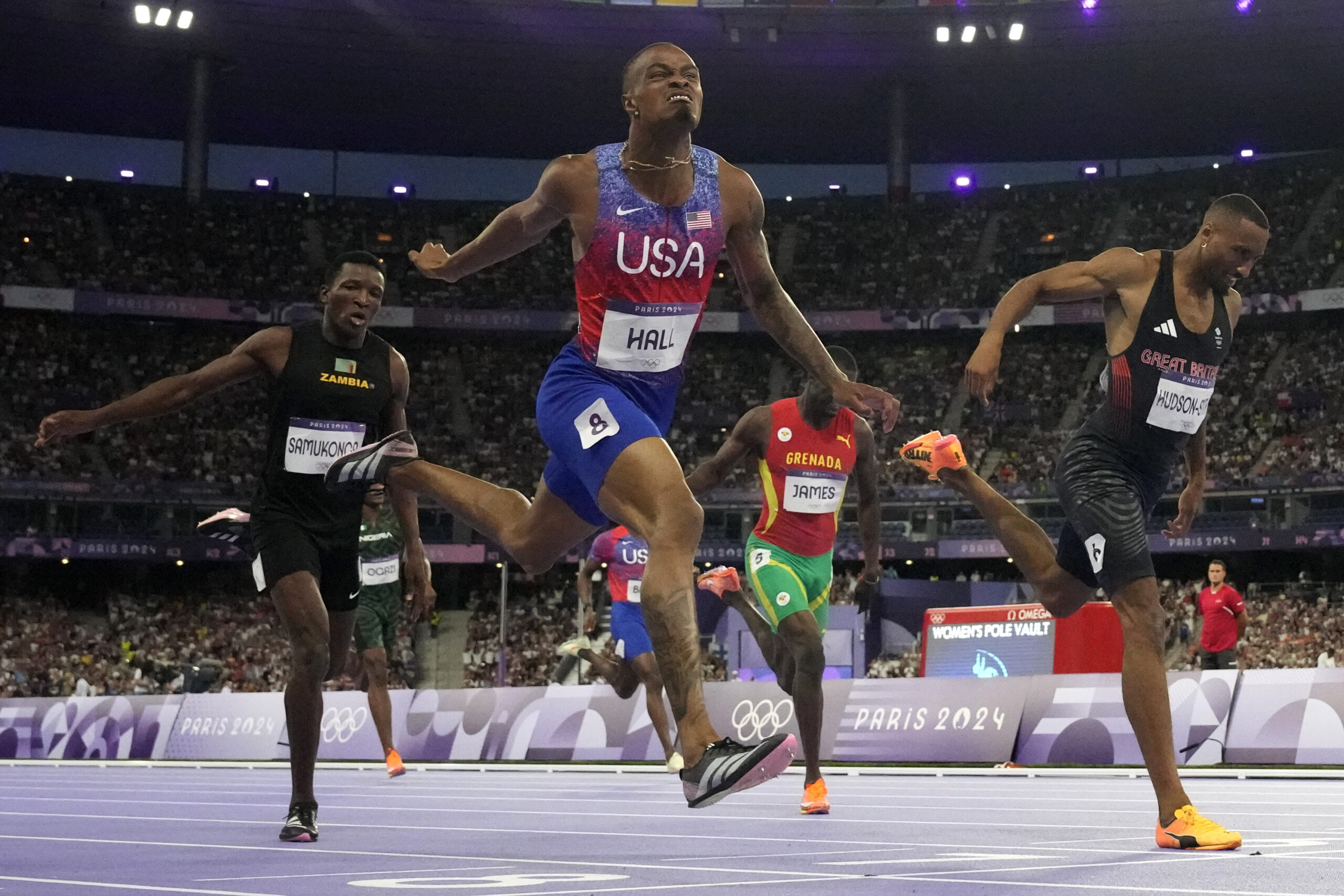 Hall Lunges For Gold In 400M | News, Sports, Jobs - Post Journal